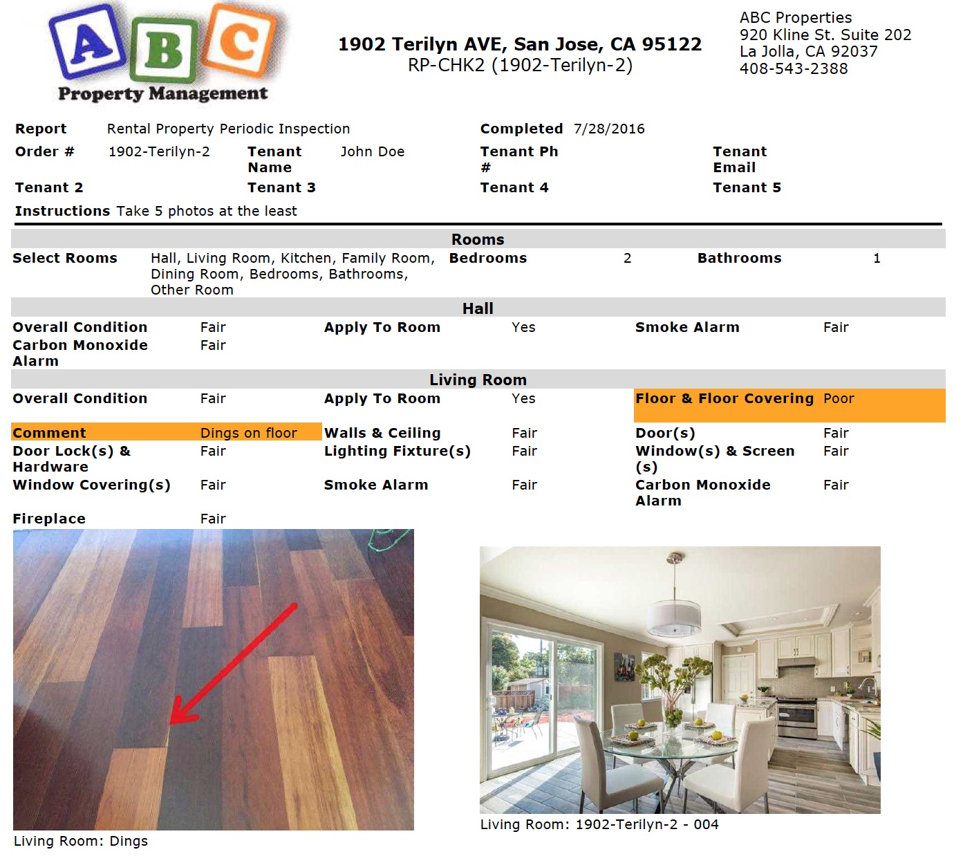 EZinspections: sample inspection reports and property condition reports